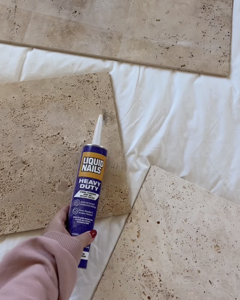 Our Guest Bedroom Makeover - DIY Travertine Side Table (One Room ...